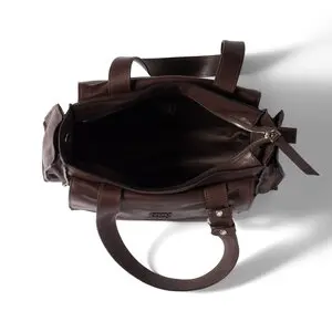 Miu Miu Nappa Leather Shopping Bag - Sienna