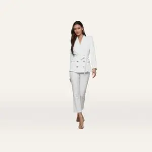 L'AGENCE Aven Wrap Blazer - Ivory