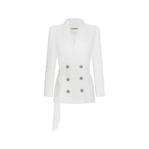 L'AGENCE Aven Wrap Blazer - Ivory