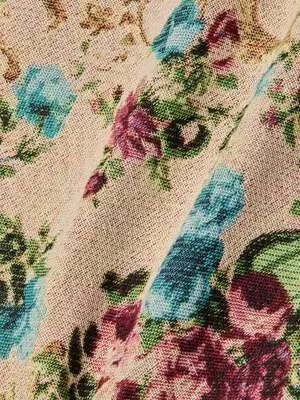 L'Agence Marseille Floral Tapestry Mini Skirt