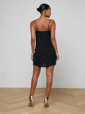L'Agence Raye Slip Lining Dress - Black