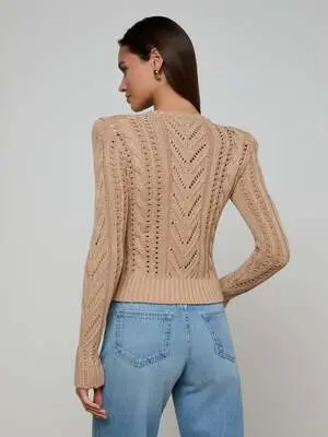 L'Agence Mio Cabled Pullover