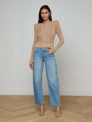 L'Agence Mio Cabled Pullover