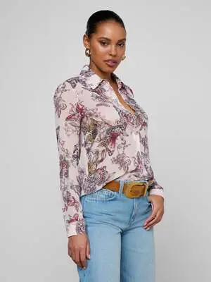 L'Agence Laurent Blouse Top