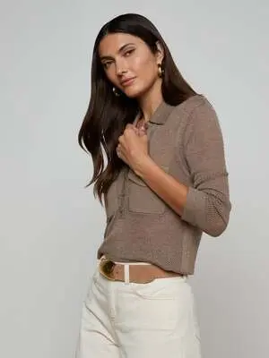 L'Agence Carine Buttoned Sweater