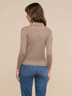 L'Agence Carine Knit Top - Mushroom