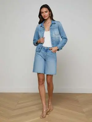 L'Agence Celine Jean Jacket - Bellflower