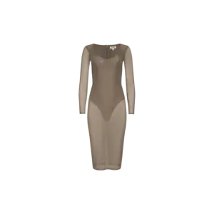 L'AGENCE Sorella Mesh Midi Dress