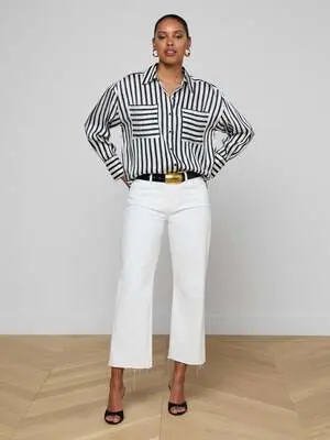 L'Agence Eliora Striped Shirt