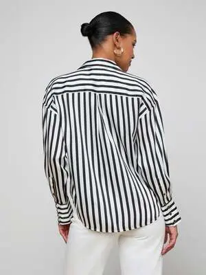 L'Agence Eliora Striped Shirt