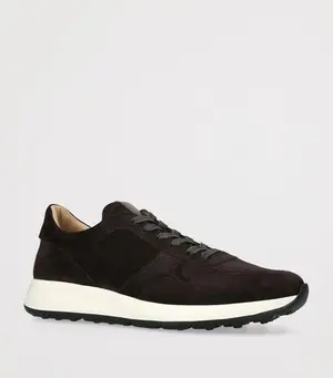 TOD'S Suede Allacciato 79k Sneakers - Brown