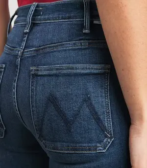 MOTHER The Hustler Roller Wide-leg Jeans