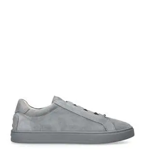 TOD'S Suede Allacciata Cassetta Sneakers Grey