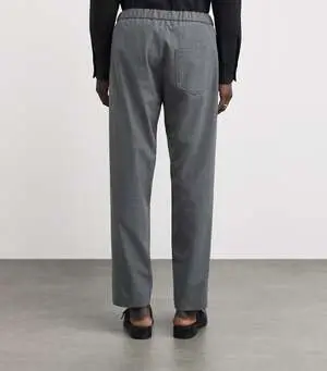 MAISON MARGIELA Drawstring Tailored Trousers - Grey