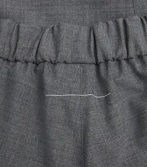 MAISON MARGIELA Drawstring Tailored Trousers - Grey