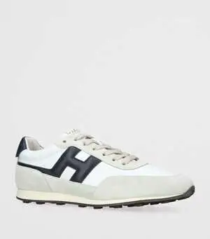 Hogan Leather H669 Allacciato Sneakers - White