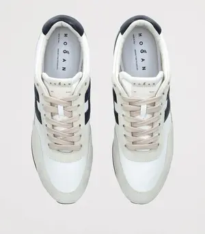 Hogan Leather H669 Allacciato Sneakers - White