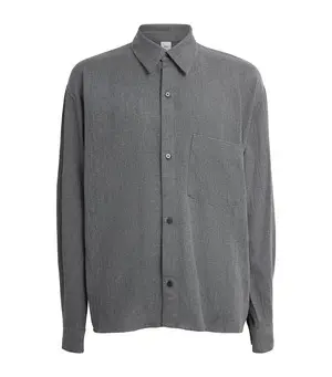 WON HUNDRED Check Maza Shirt - Grey