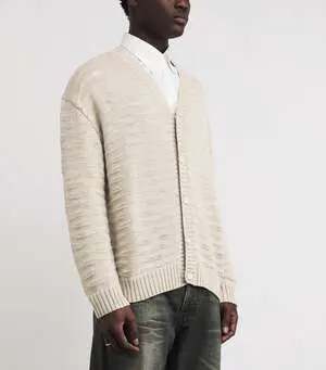 MAISON MARGIELA Cotton Rib Cardigan