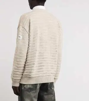MAISON MARGIELA Cotton Rib Cardigan
