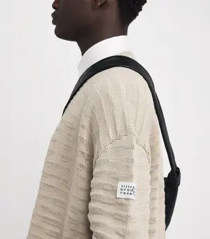 MAISON MARGIELA Cotton Rib Cardigan