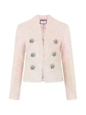Philipp Plein Crystal-embellished Tweed Jacket