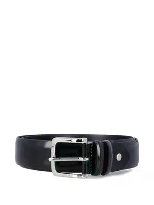 FABRIZIO MANCINI Leather Belt - Black