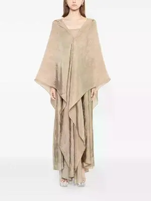SHATHA ESSA Draped Maxi Dress