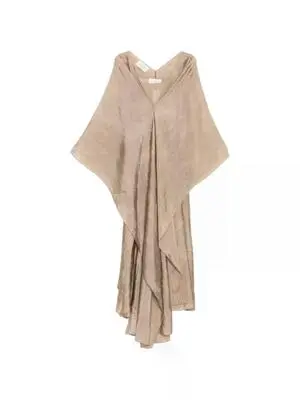 SHATHA ESSA Draped Maxi Dress