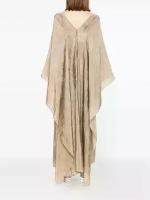 SHATHA ESSA Draped Maxi Dress