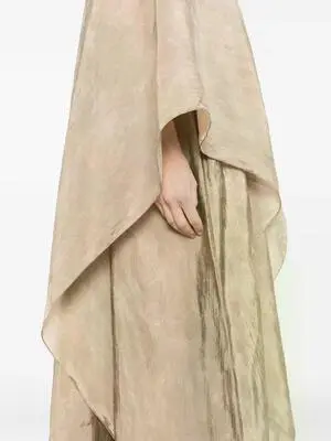 SHATHA ESSA Draped Maxi Dress