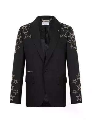 Philipp Plein Studs Star-detail Blazer
