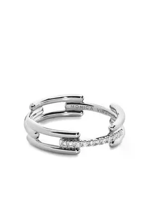 Monica Vinader Link Diamond Ring