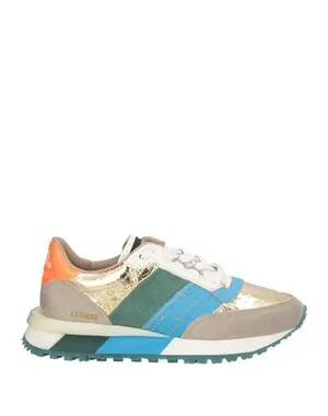 HIDNANDER Leather Sneakers - Gold