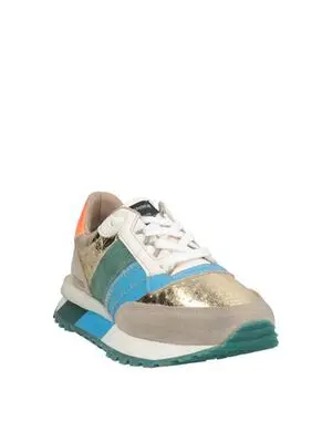 HIDNANDER Leather Sneakers - Gold