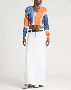 DIESEL® Cable-knit Tie-dyed Cotton Sweater - Orange