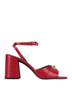 Women's Red Snakeskin