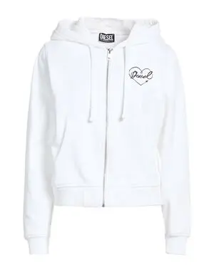 DIESEL® Cotton French Terry Sweatshirt - White