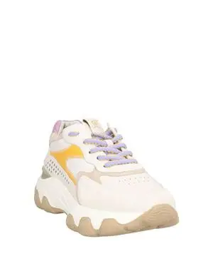 Hogan Leather Sneakers - Beige