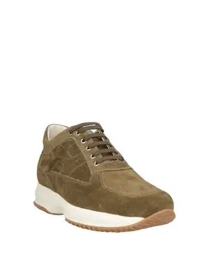 Hogan Military Leather Sneakers - Green