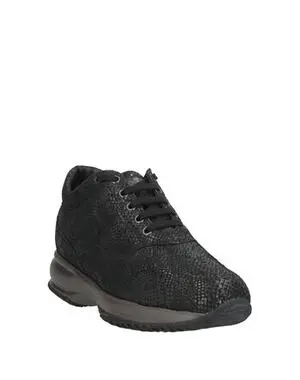Hogan Leather Sneakers - Black