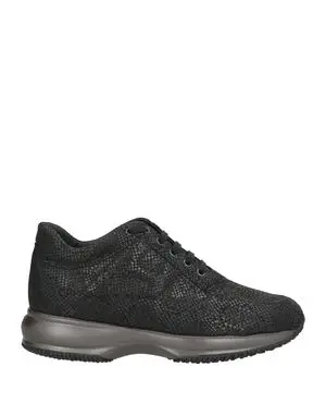 Hogan Leather Sneakers - Black