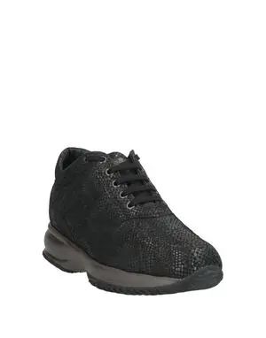 Hogan Leather Sneakers - Black