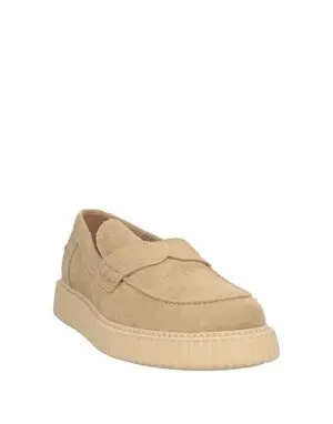 Hogan Sand Leather Loafers