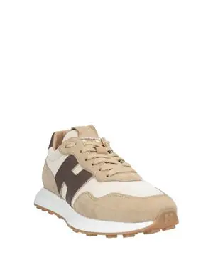 Hogan Low-top Leather Sneakers - Beige