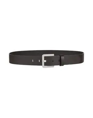 DIESEL® Leather Belt With Buckle - Brown
