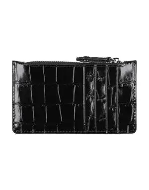 VIVIENNE WESTWOOD Leather Crocodile-effect Card Holder