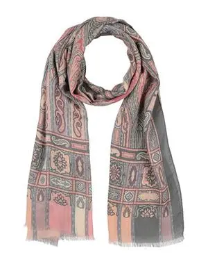 Etro Scarf Modal, Silk - Grey
