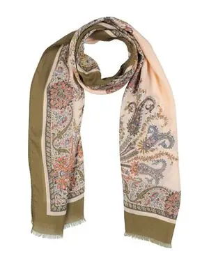 Etro Scarf Military Modal, Silk - Green