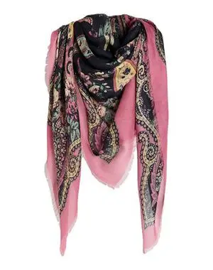 Etro Scarf Modal, Silk - Pink